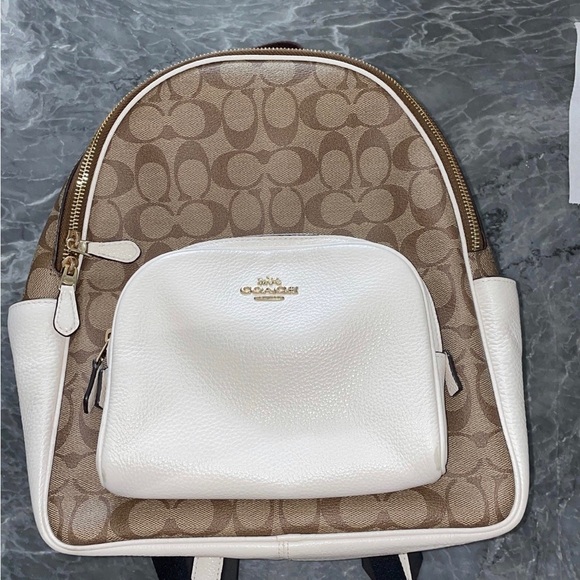 Coach | Bags | Large Court Backpack In Signature Canvas Sold | Poshmark